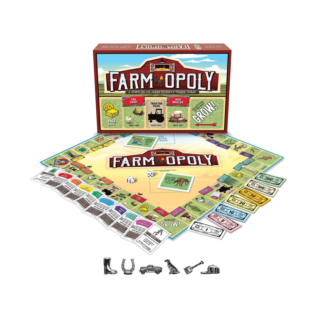 Farm-Opoly Board Game | Family Games | AreYouGame – AreYouGame.com