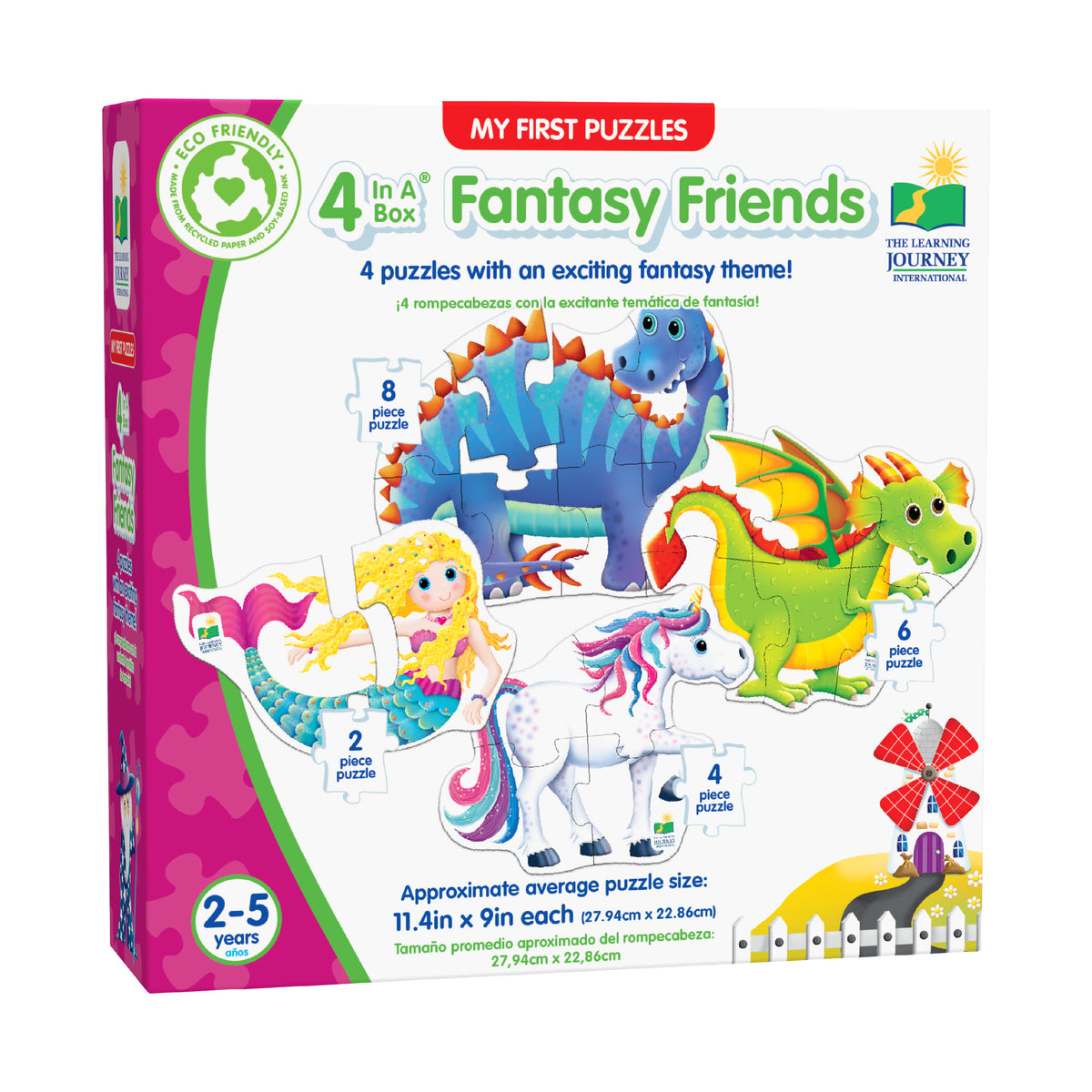 My First Puzzles - 4 In A Box - Fantasy Friends: 20 Pcs | AreYouGame ...