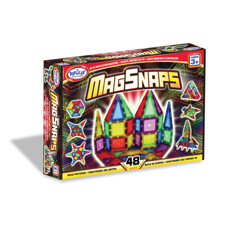 MagSnaps 48 Piece Set | Educational Game | AreYouGame – AreYouGame.com